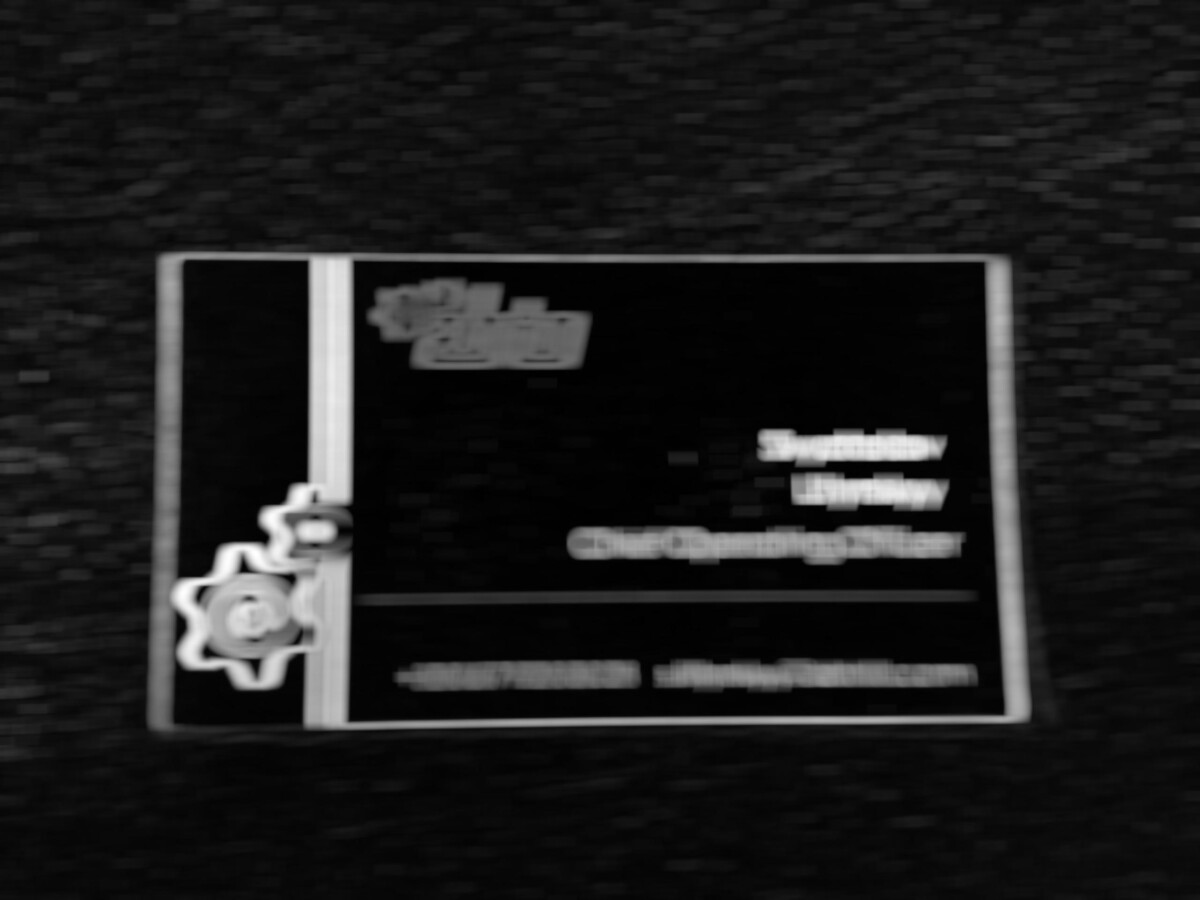 Image Processing for Business Card Layout & Text Recognition