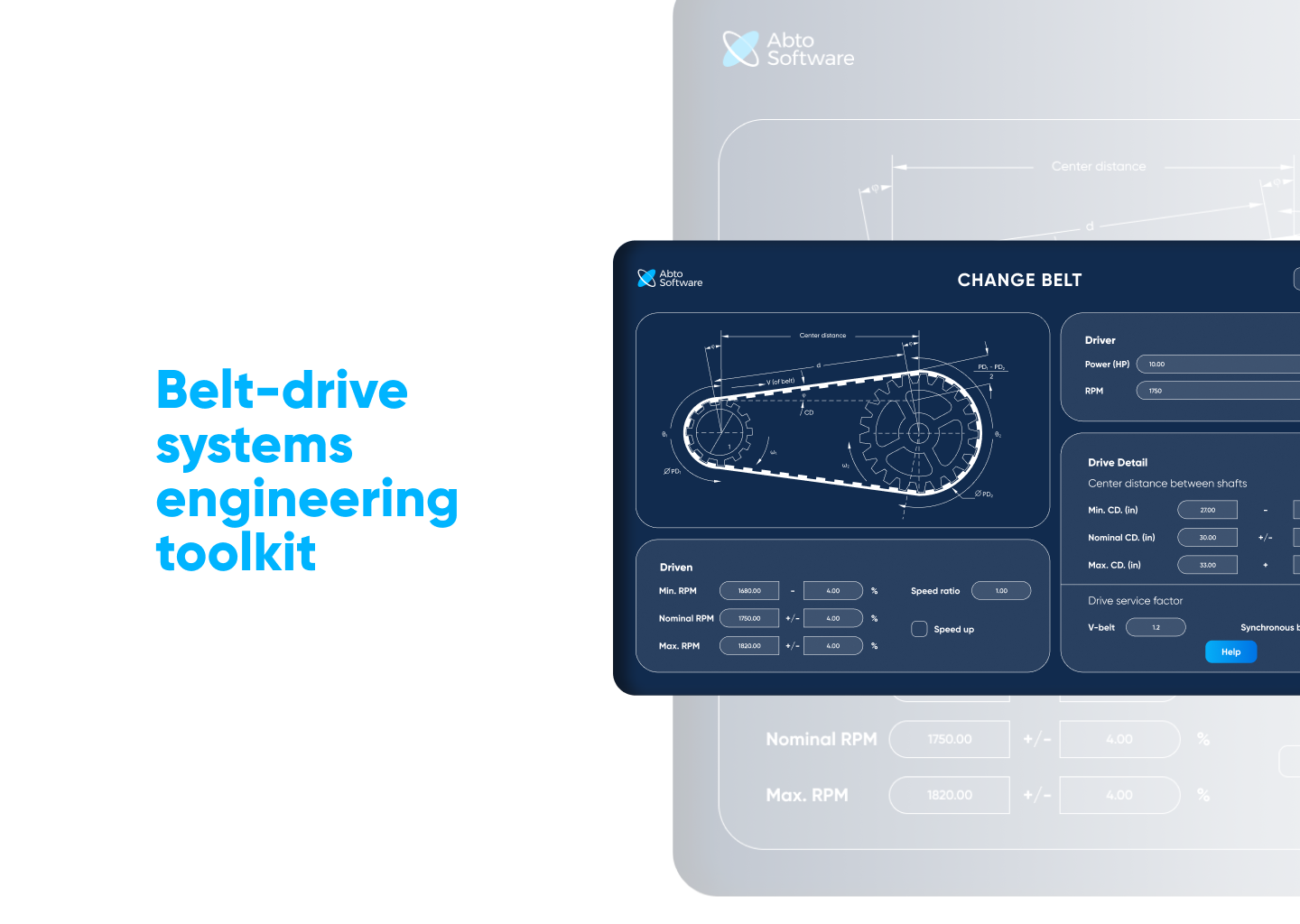 Belt-drive systems engineering toolkit - Abto Software