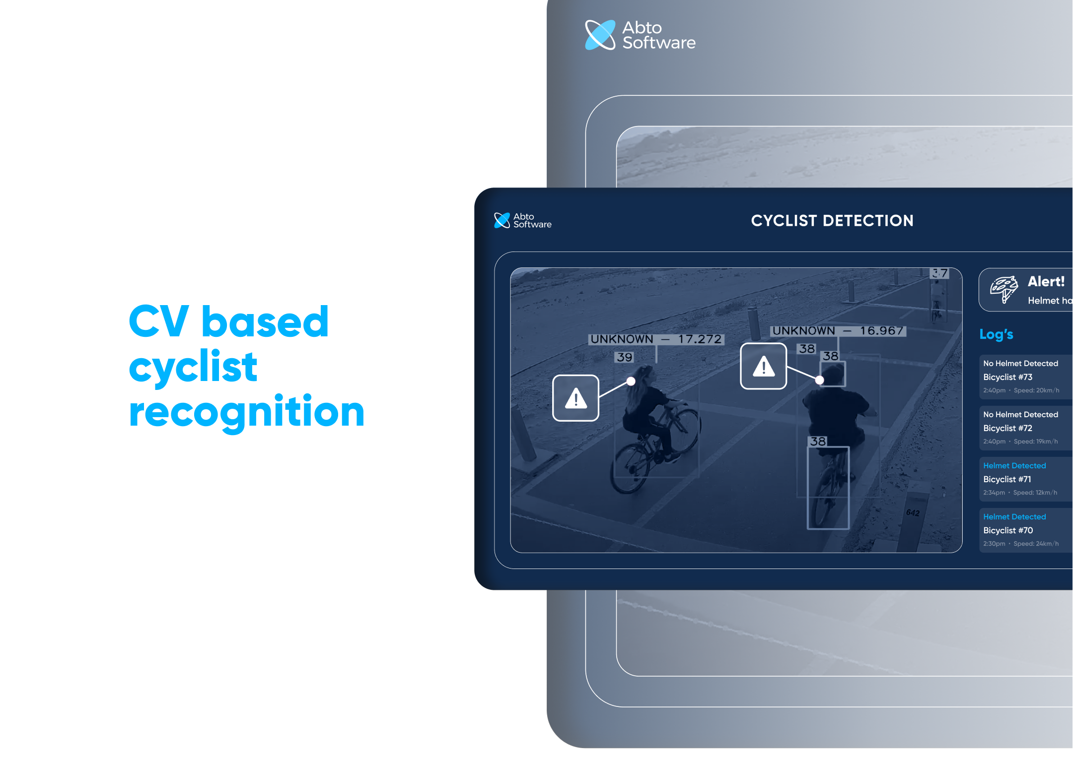 CV based solution for cyclist recognition