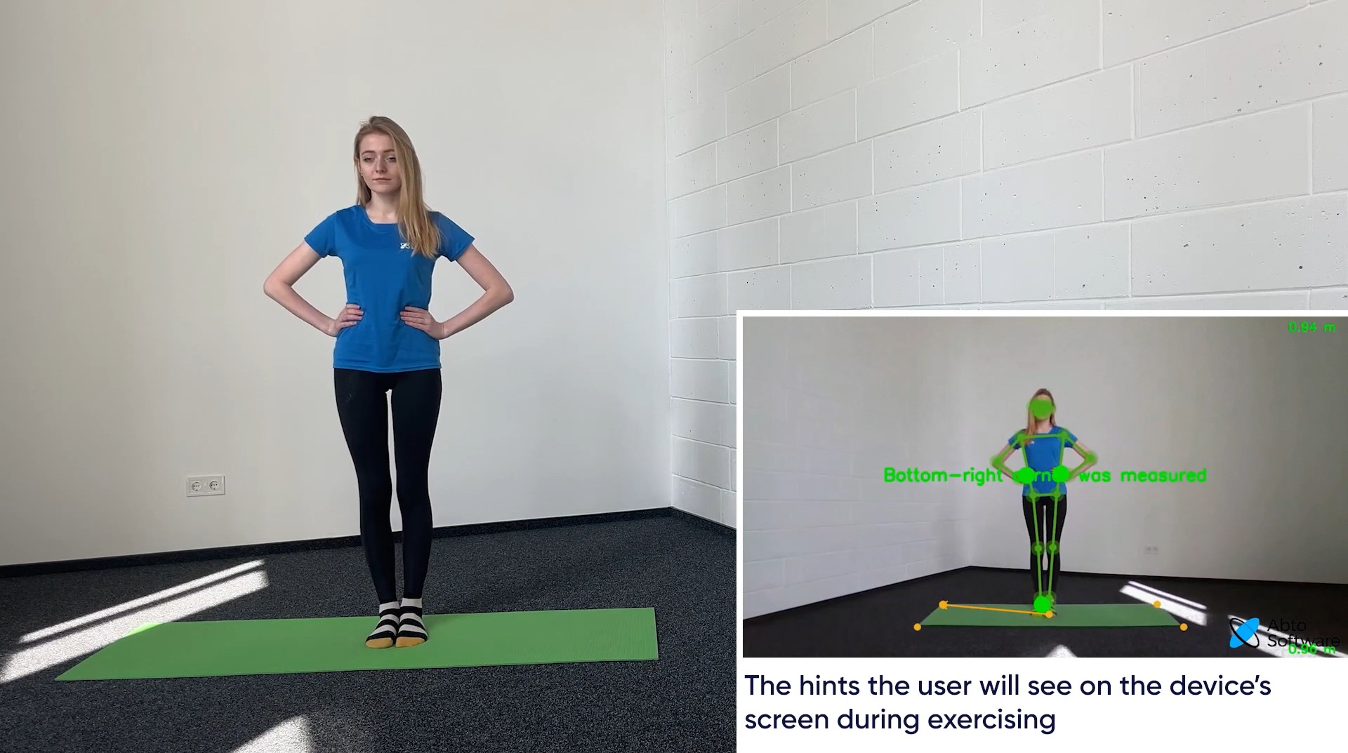 AI based pose detection for physical rehabilitation software