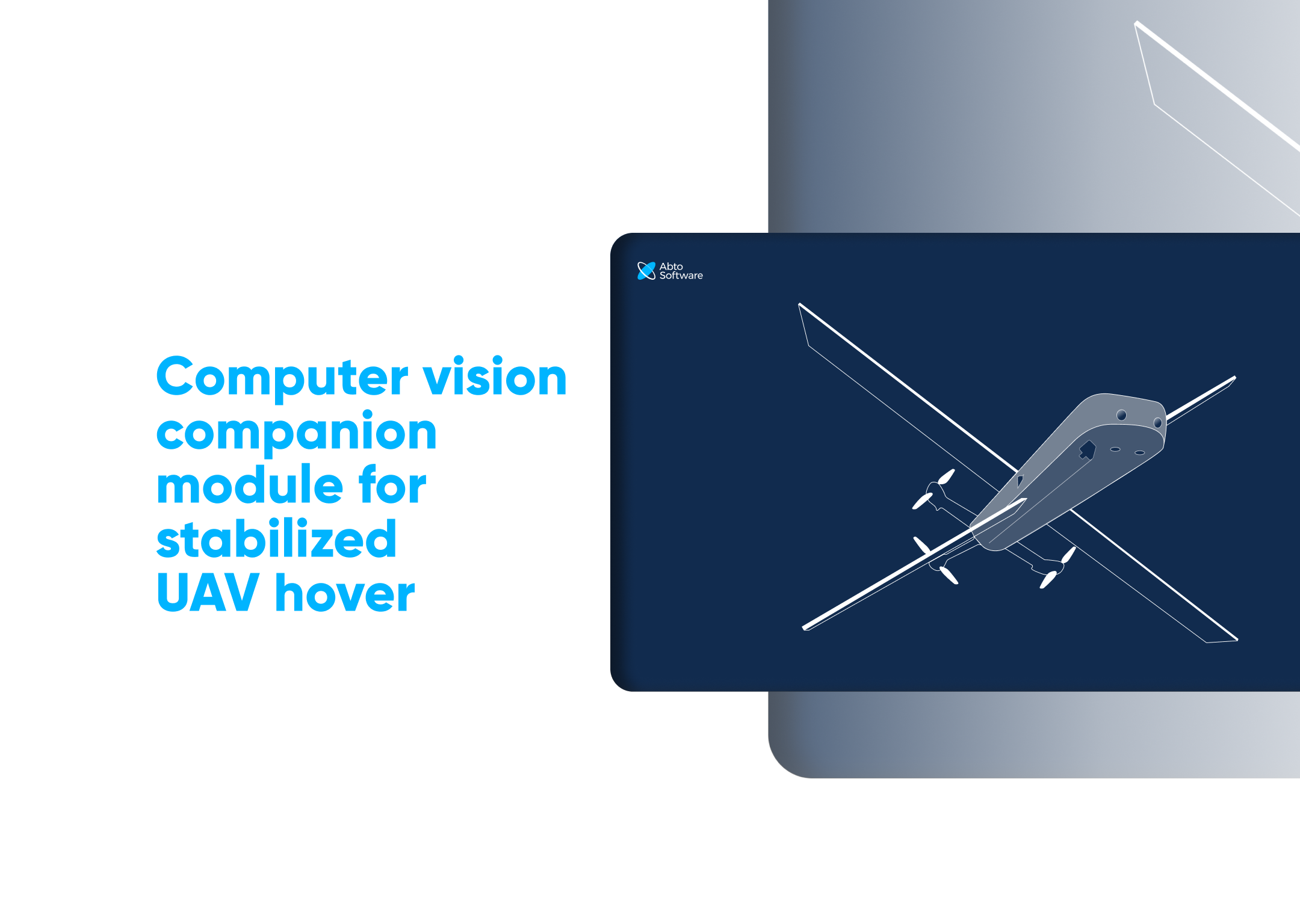 Computer vision companion module for stabilized UAV hover - Abto Software