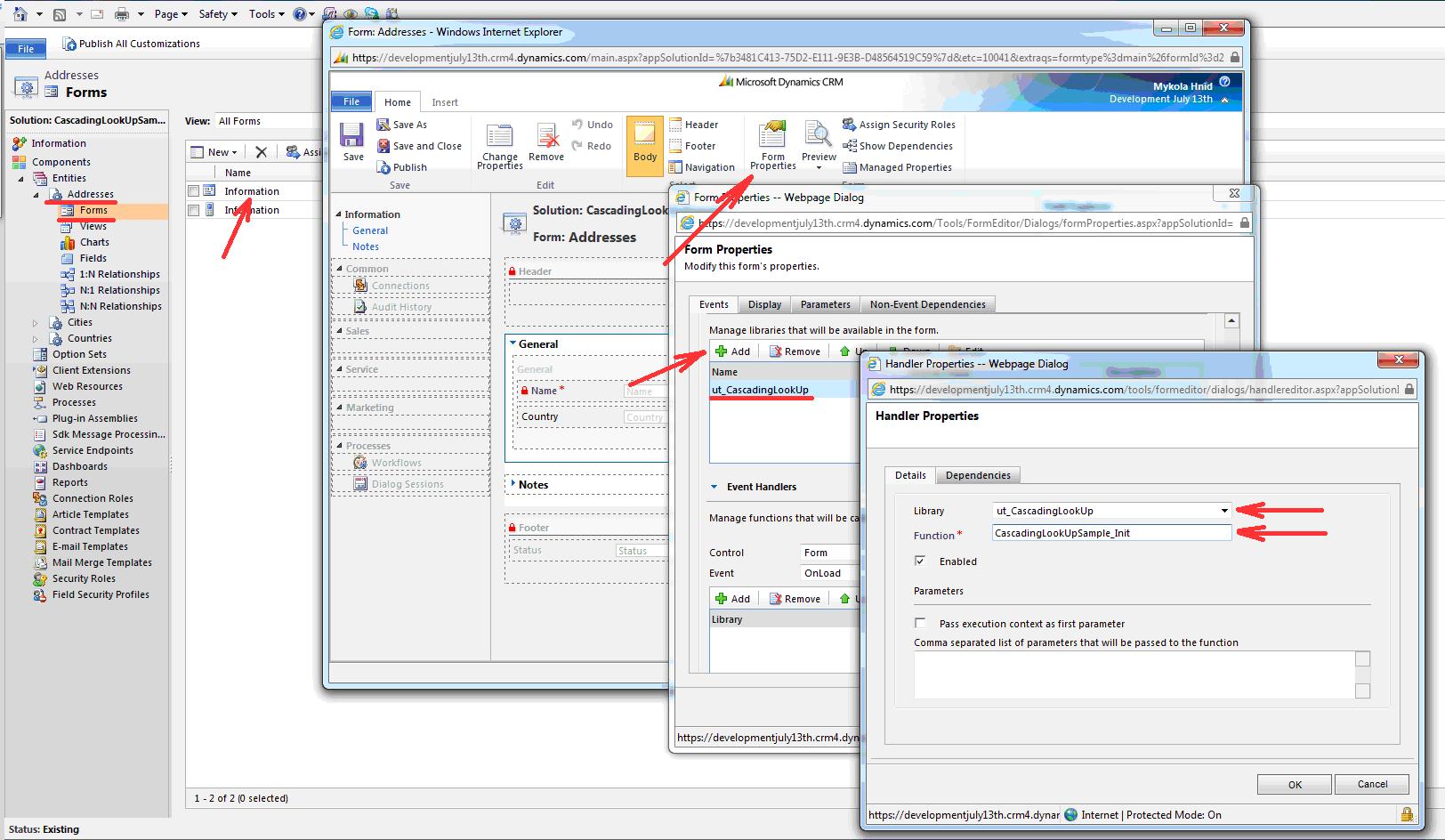 How to create Cascading Lookup in MS Dynamics CRM - Abto Software