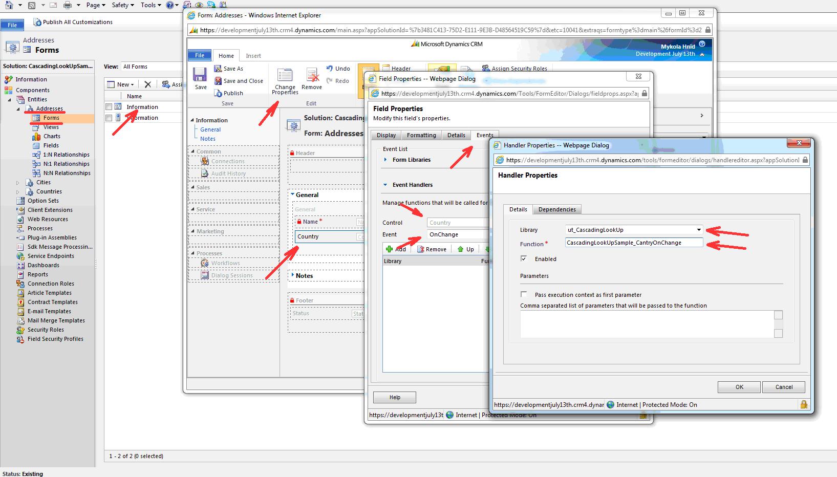 How to create Cascading Lookup in MS Dynamics CRM - Abto Software