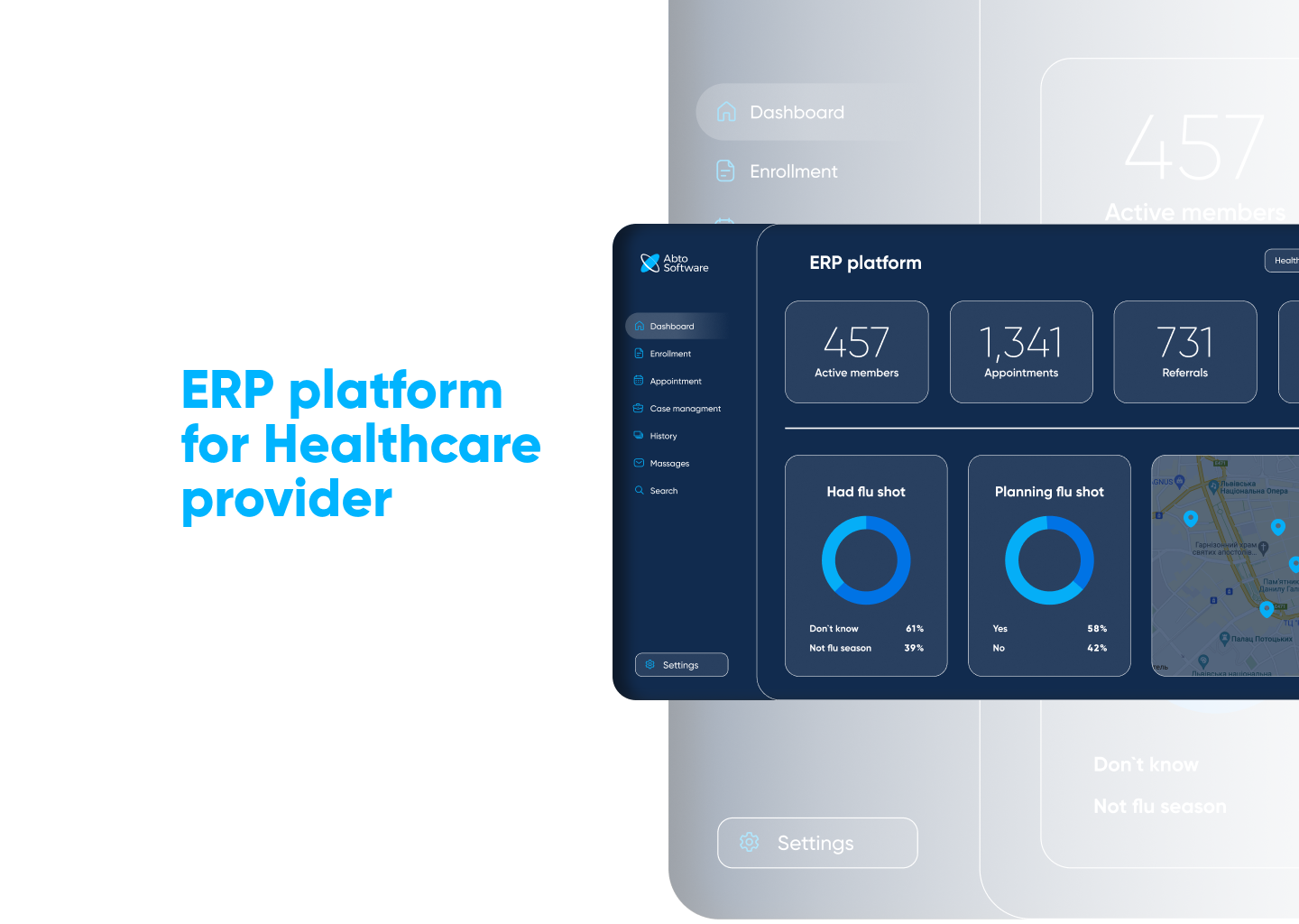 Designing reliable custom ERP system for US healthcare provider