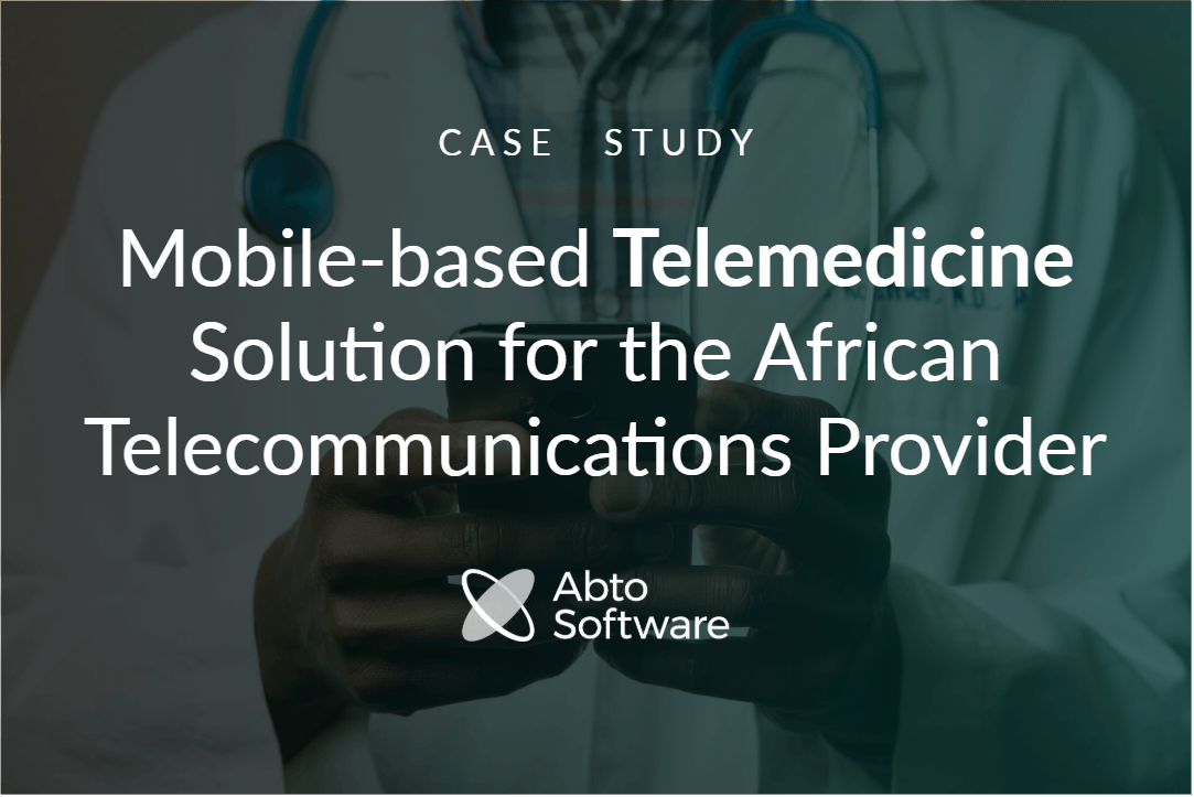 Developing mobile telemedicine solution for a telecommunications provider